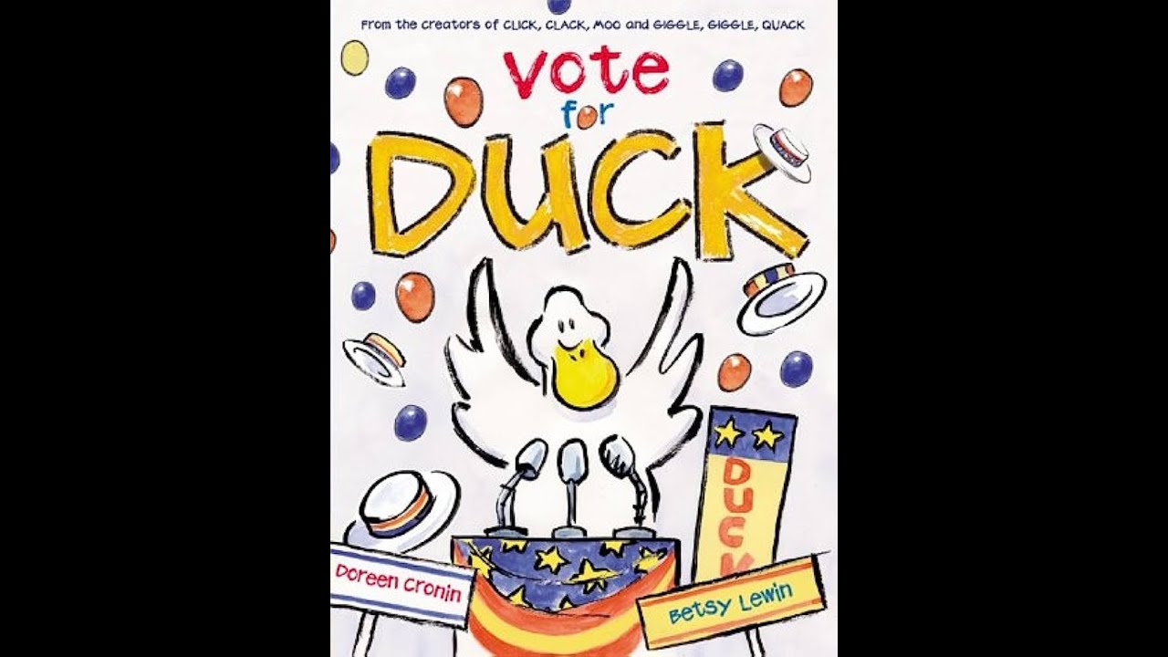READ ALOUD! DUCK FOR PRESIDENT (children's picture book by Doreen ...