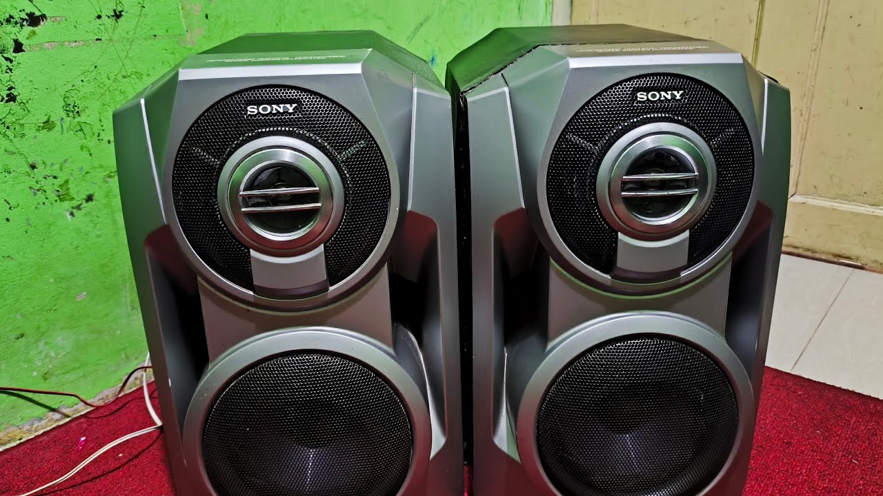 speaker compo sony SS VX55 - YouTube