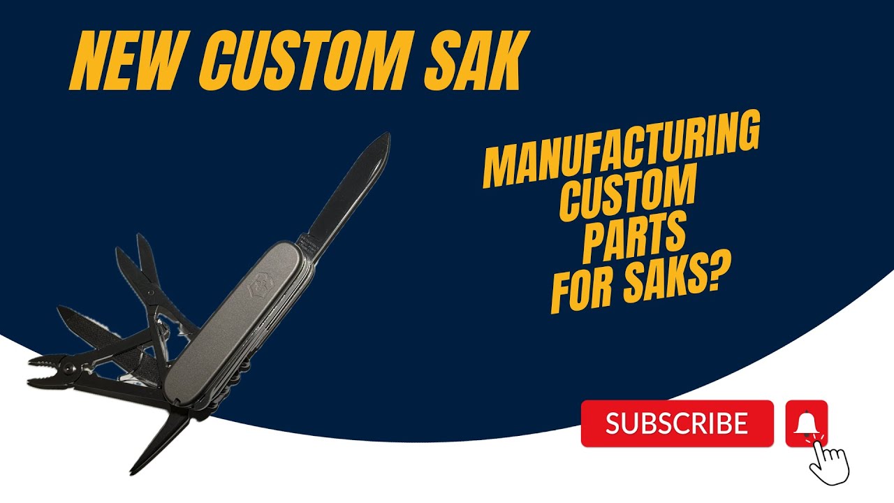 SAK talk - A new custom knife and making custom parts! - YouTube