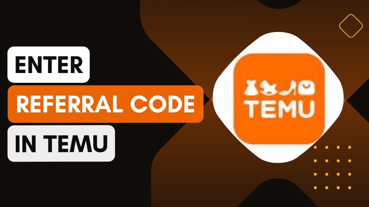 How To Enter Referral Code On Temu App - 2024 ! - YouTube