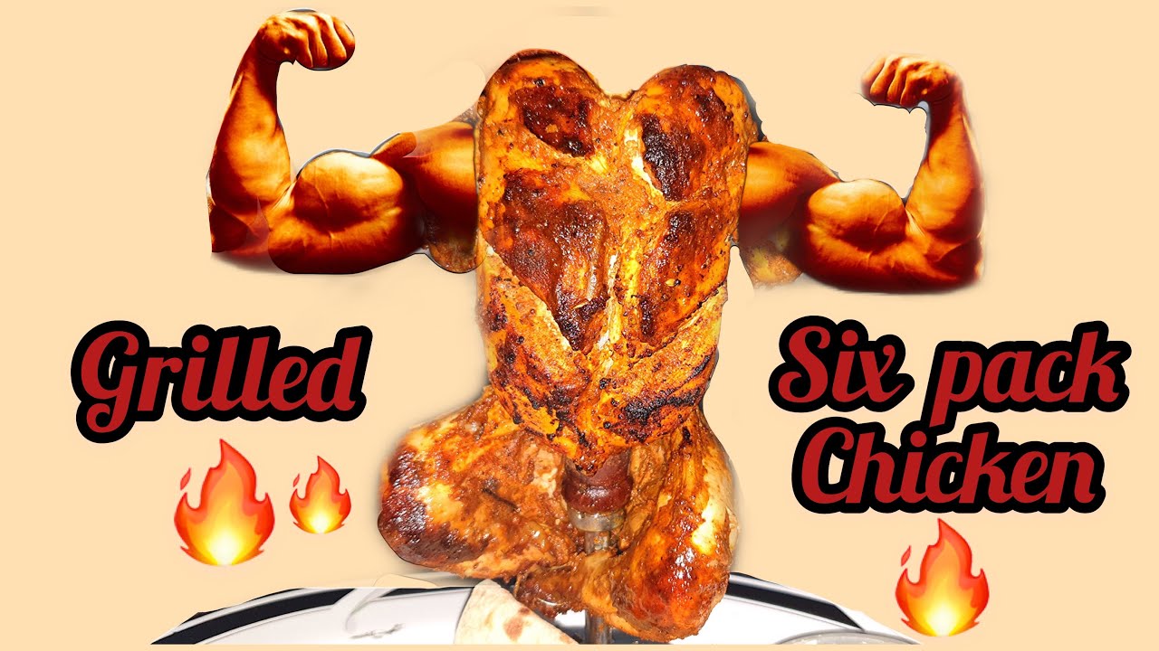 Six pack chicken || How to cook grill chicken at home|| Arabian grilled ...