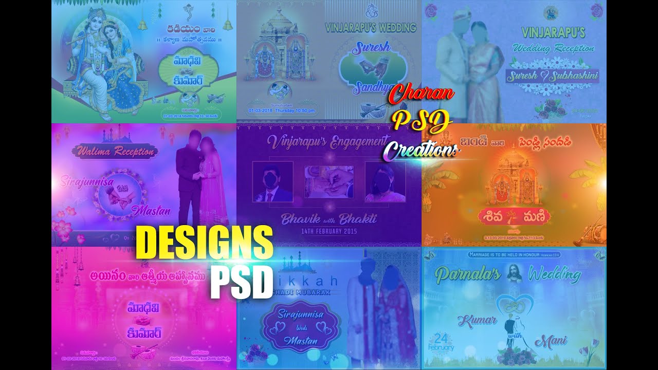 CHARAN PSD CREATIONS - YouTube