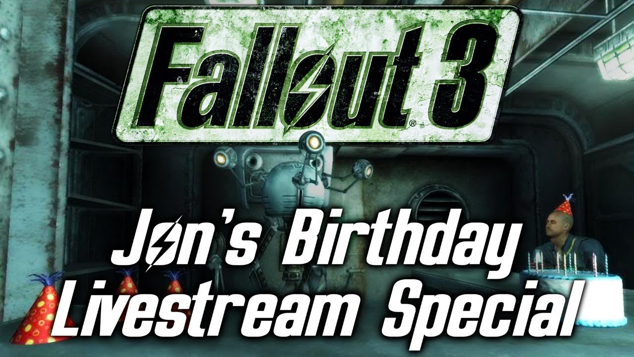 Fallout 3 - Birthday Livestream Special - YouTube