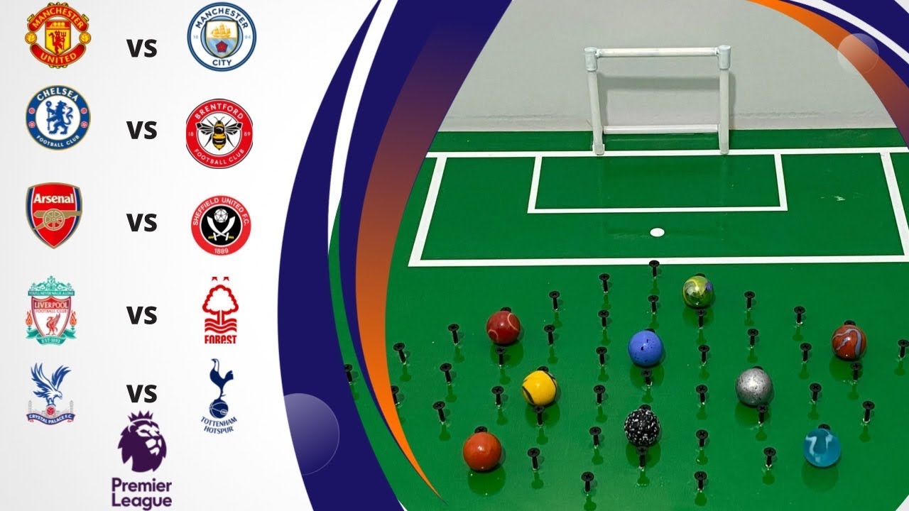 MARBLE FOOTBALL Premier League Matches - YouTube