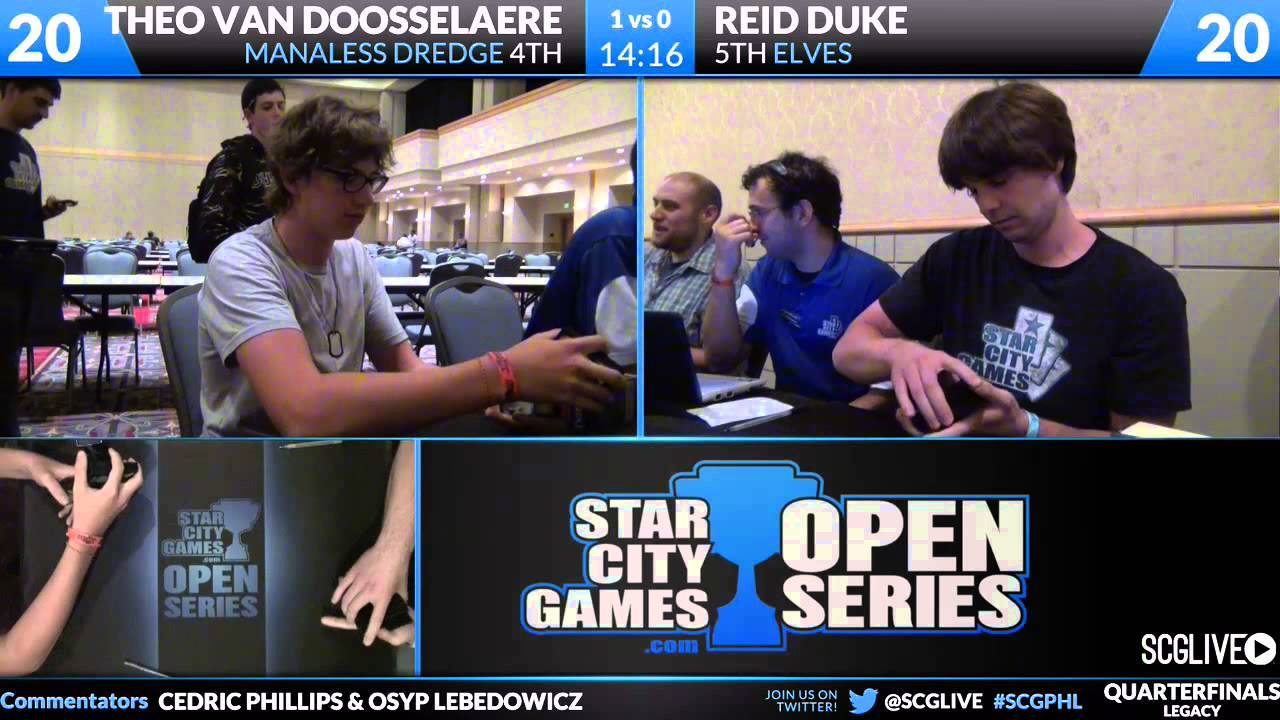 SCGPHL - Legacy - Quarterfinals - Reid Duke vs Theo Van Doosselaere ...