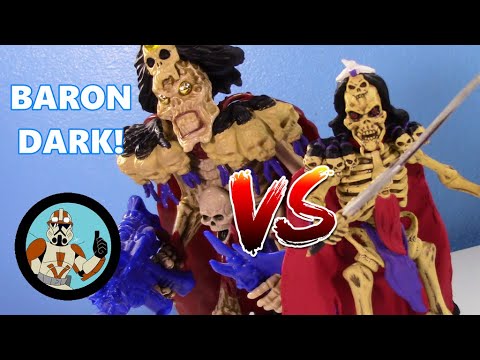 Playmates 1993 VS October Toys 2014 Skeleton Warriors BARON DARK | Old ...