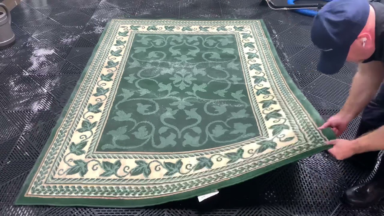 This Rug Had a Ton Of Embedded Soil😲 We Gave it a Full Submersion Bath ...