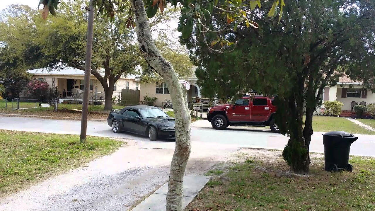 Erica driving the Stang! - YouTube