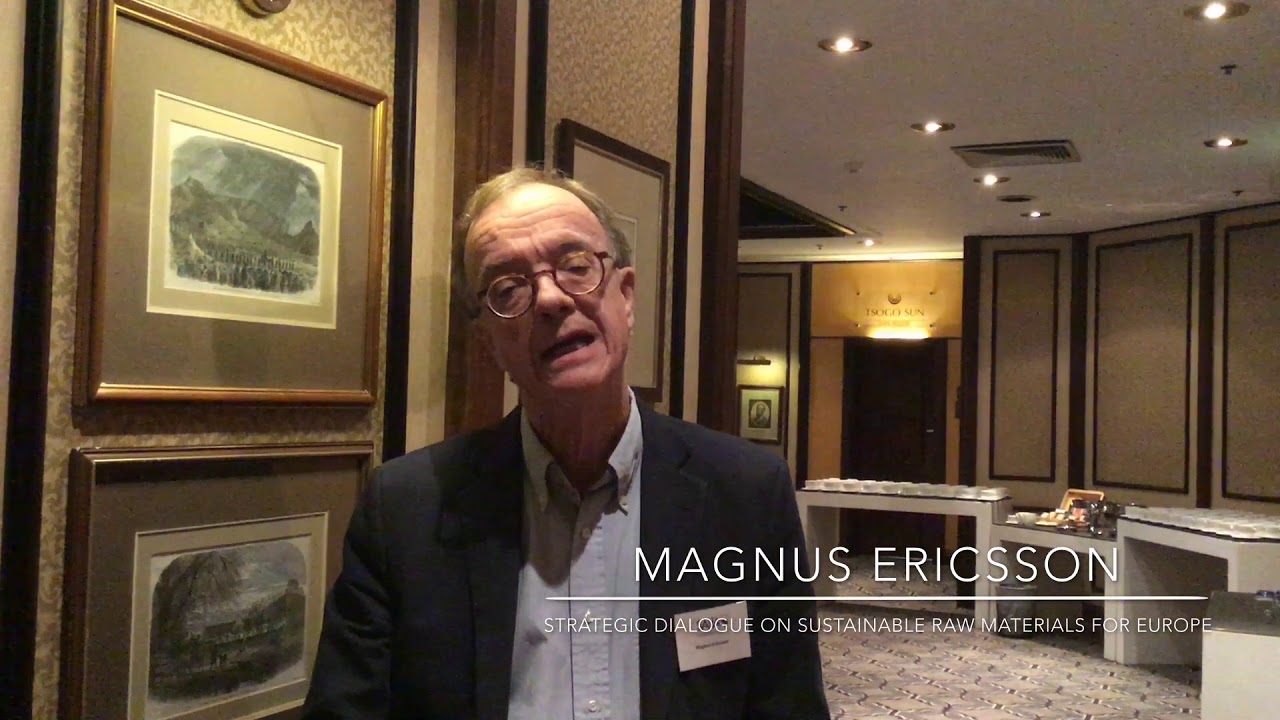Magnus Ericsson: Strategic dialogue on sustainable raw materials for ...