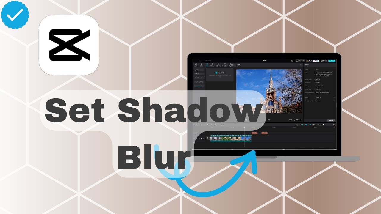 How To Set Shadow Blur On CapCut? - YouTube
