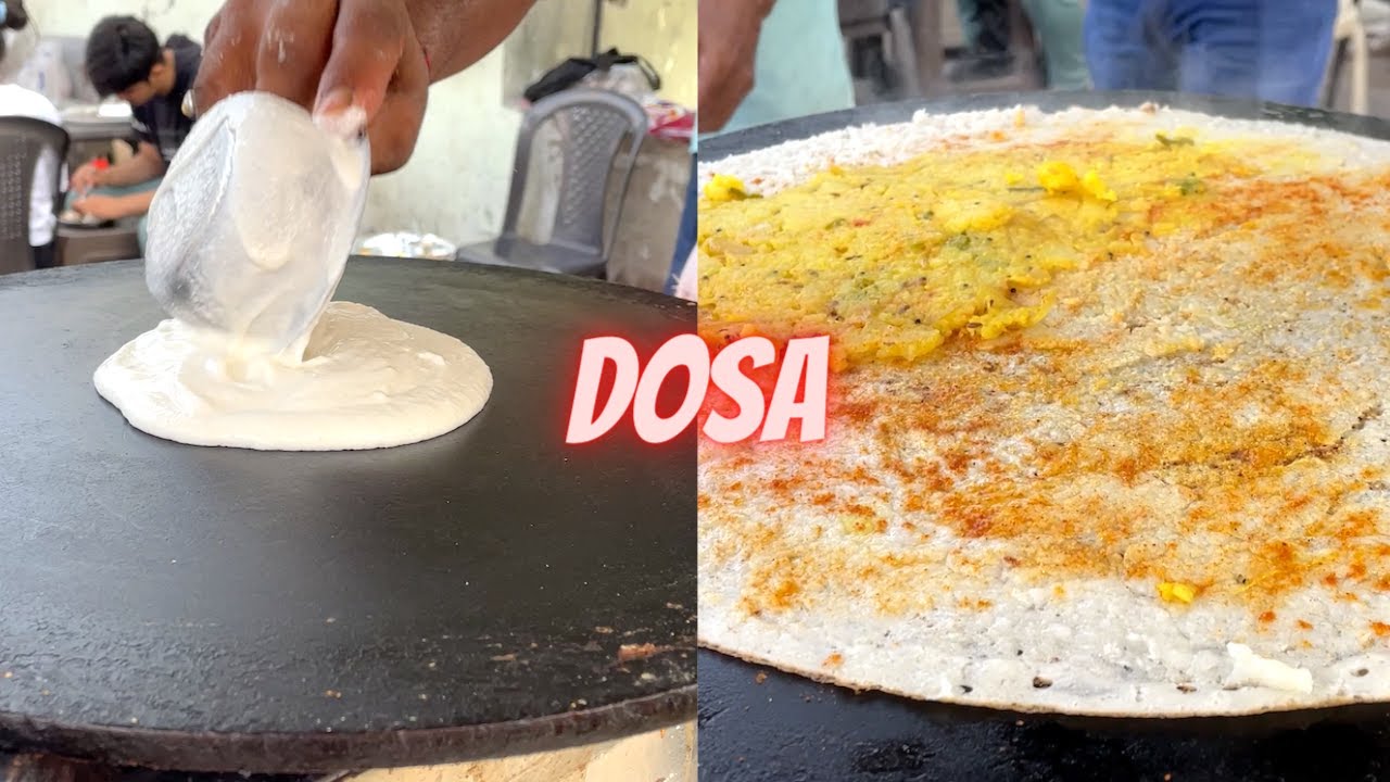 Art of Making Dosa 😱 मुँह में पानी आ जायेगा 👌🏻 Indian Street Food - YouTube