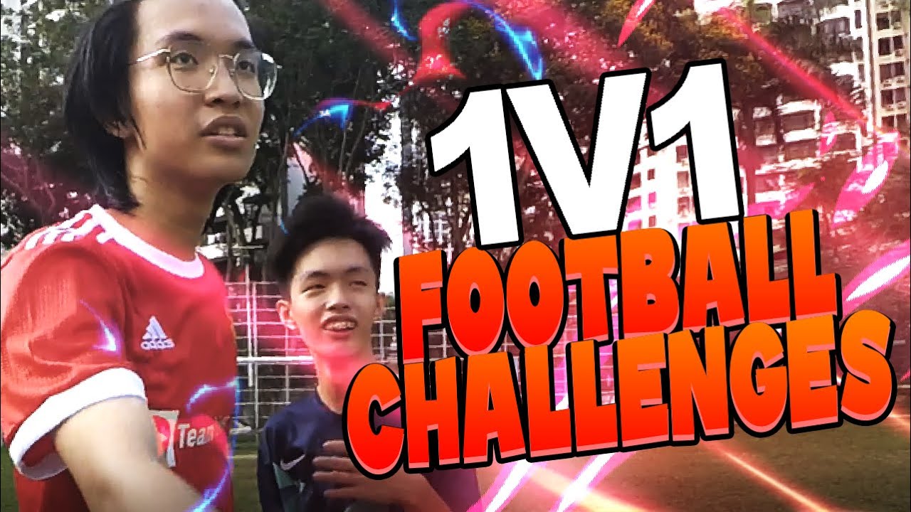 1V1 FOOTBALL CHALLENGES ft. a friend of mine - YouTube
