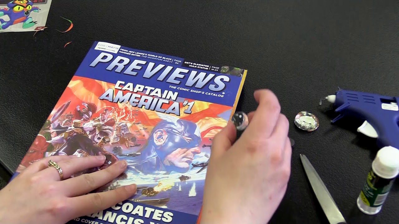 Make Your Own Comic Book Magnets - YouTube