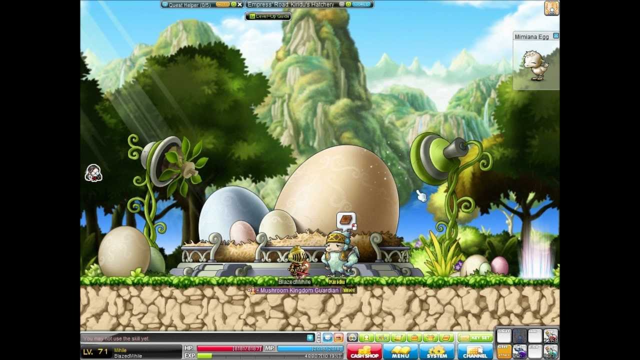MapleStory Mihile Mimiana Riding Mount - YouTube