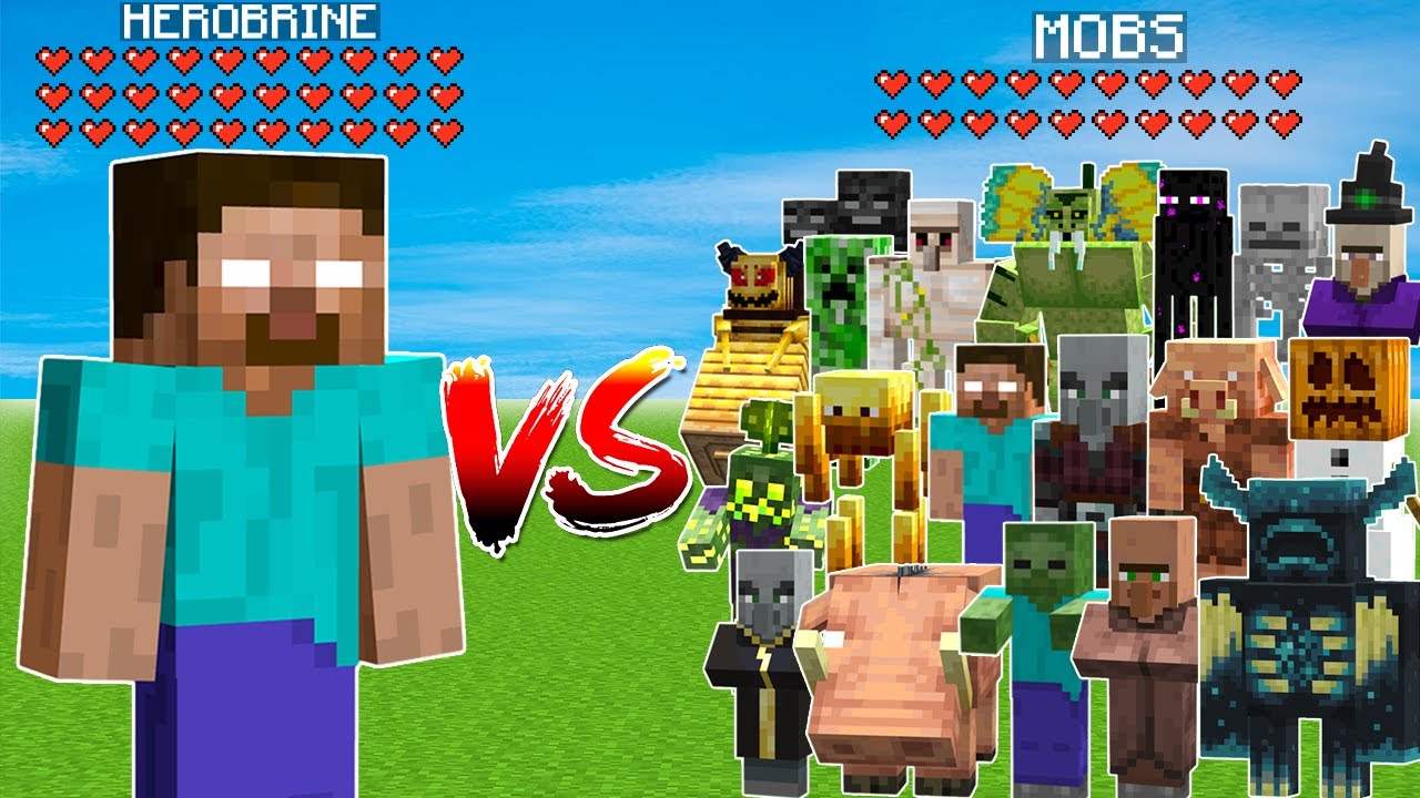Minecraft Real Life Mobs Herobrine