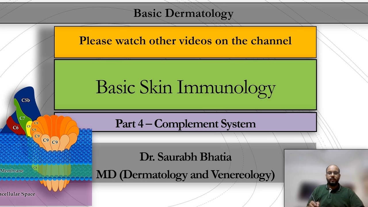 Basic Skin Immunology: Part 4 - Complement System - YouTube