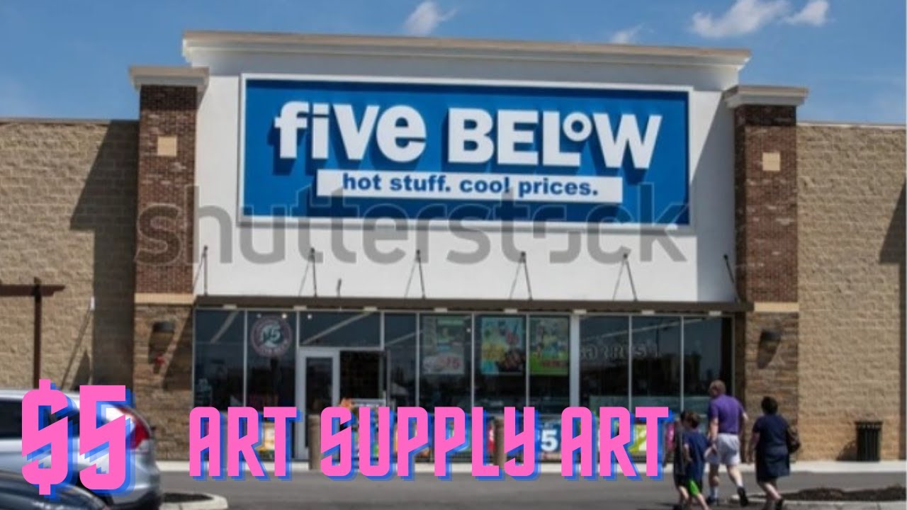 5 BELOW ART SUPPLY HAUL | FINELINER, MARKERS, COLOR PENCILS - YouTube