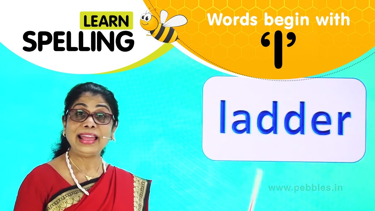 Spell & Tell Words that begin with 'L' | Word Phonics | Learn Spelling ...