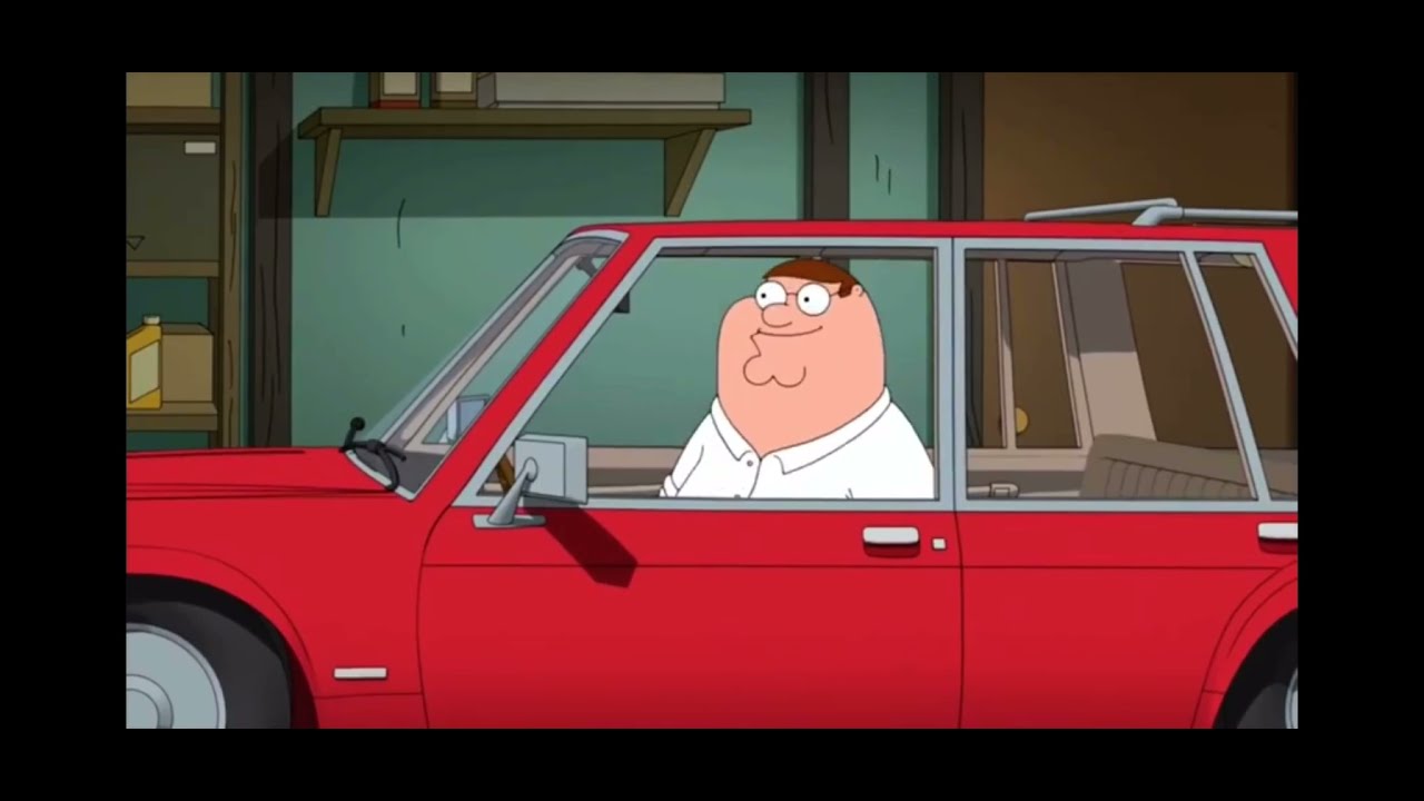 Peter Griffin Listens To Music In His Car - YouTube
