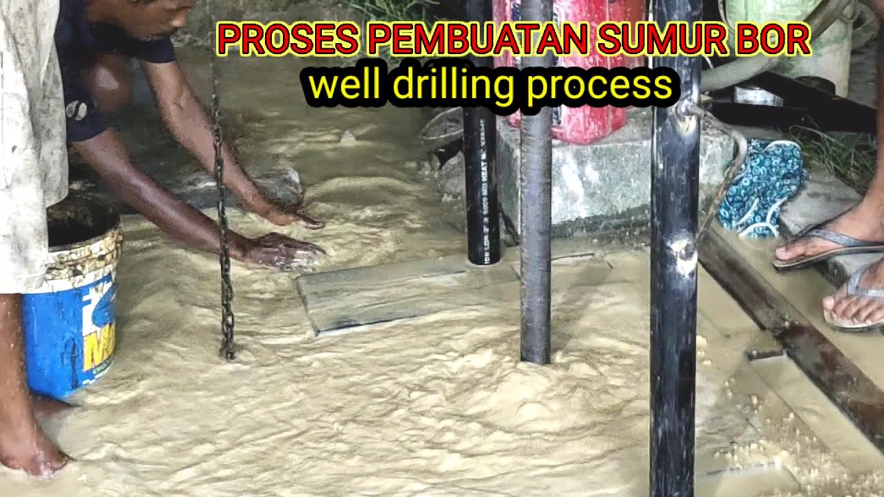 Proses Pembuatan Sumur Bor - YouTube