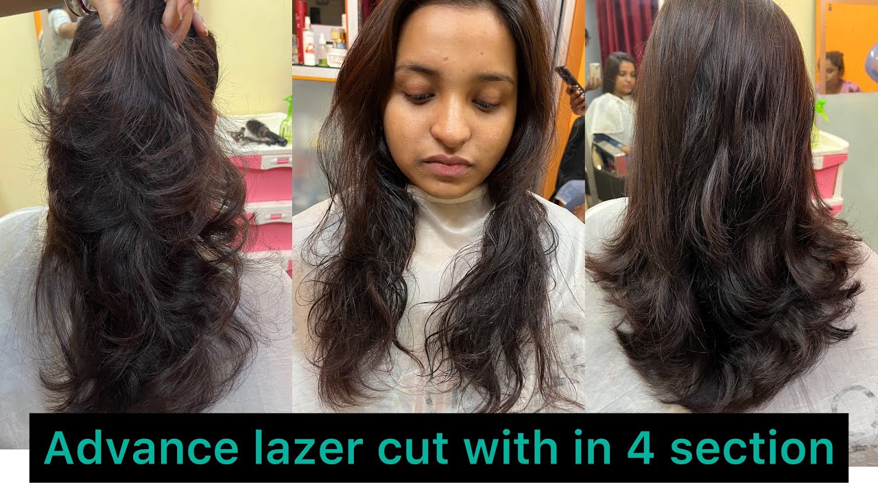 ️ ️ ️Advanced lazer cut|| Haircut for beginners|| lazer cut within 4 ...