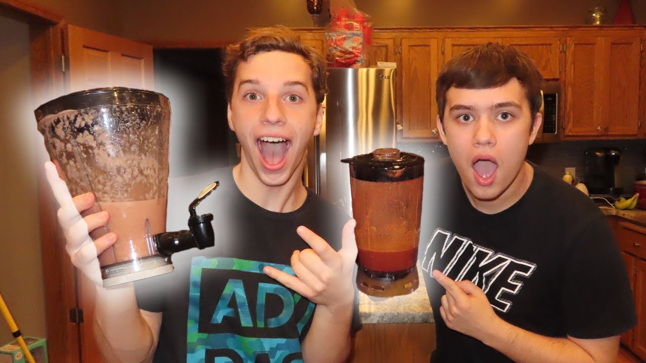 Gross Food Smoothie Challenge! Blending Up Gross Foods | *VOMIT WARNING ...