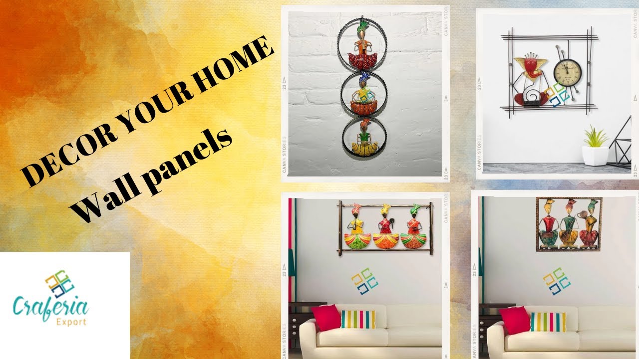 DECOR YOUR HOME WITH METAL WALL HANGING/WALL PANEL #homedecor # ...