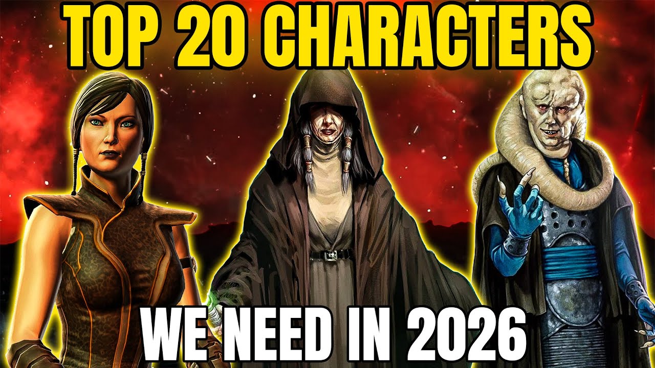 Top 20 Characters We Need in 2026 for SWGOH!! - YouTube