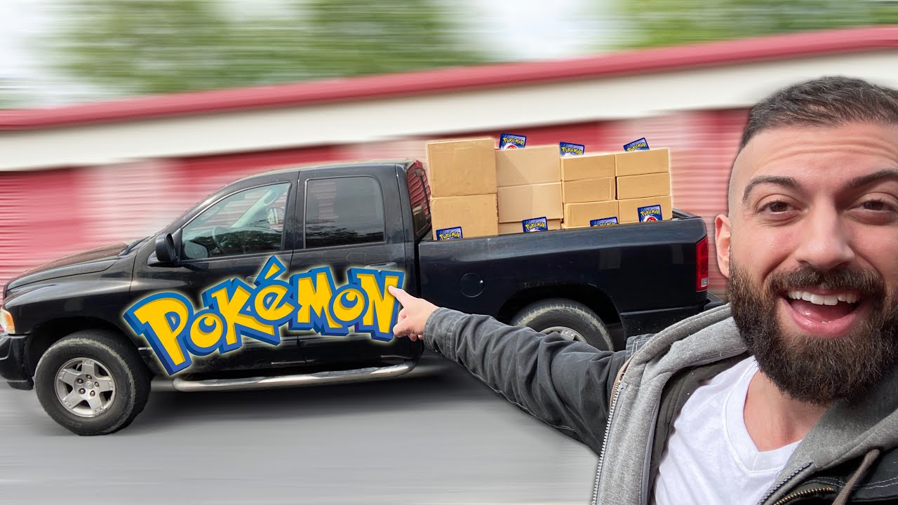 I FILLED MY ENTIRE TRUCK WITH POKEMON CARDS! - YouTube