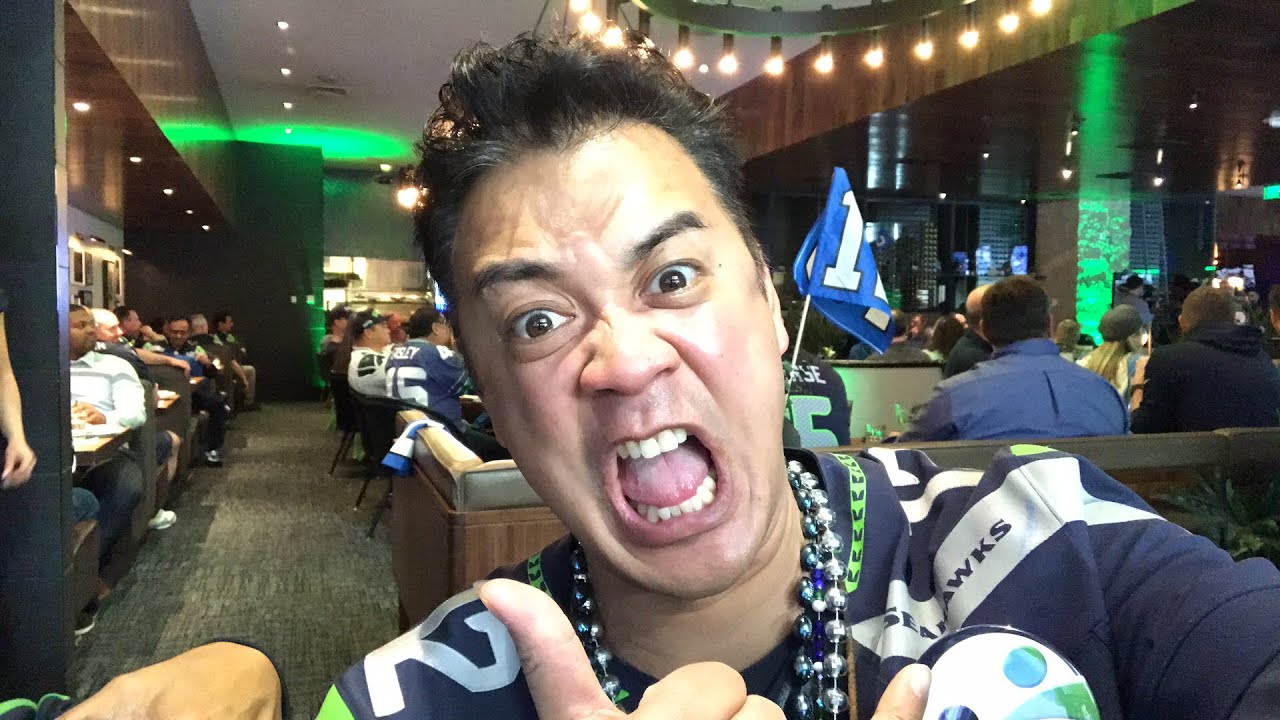 At the Seahawks Draft Party! - YouTube