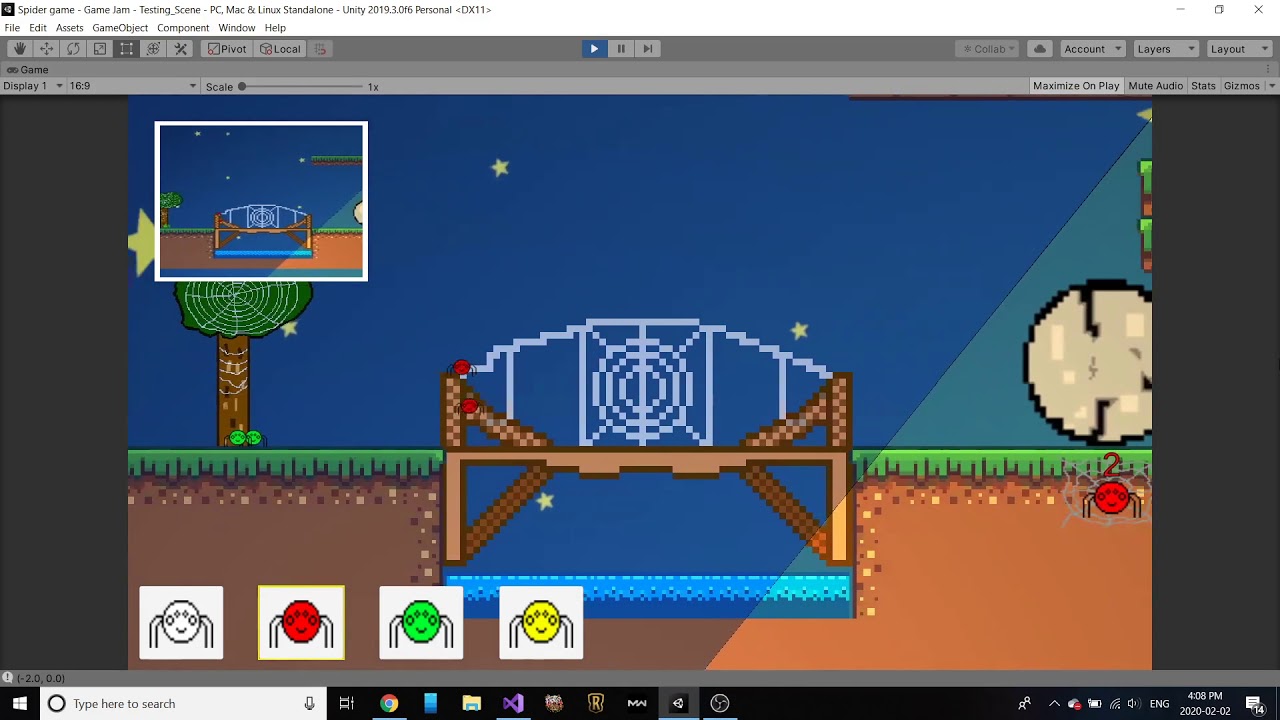 Super Bongo Spiders (GGJ2020) - YouTube