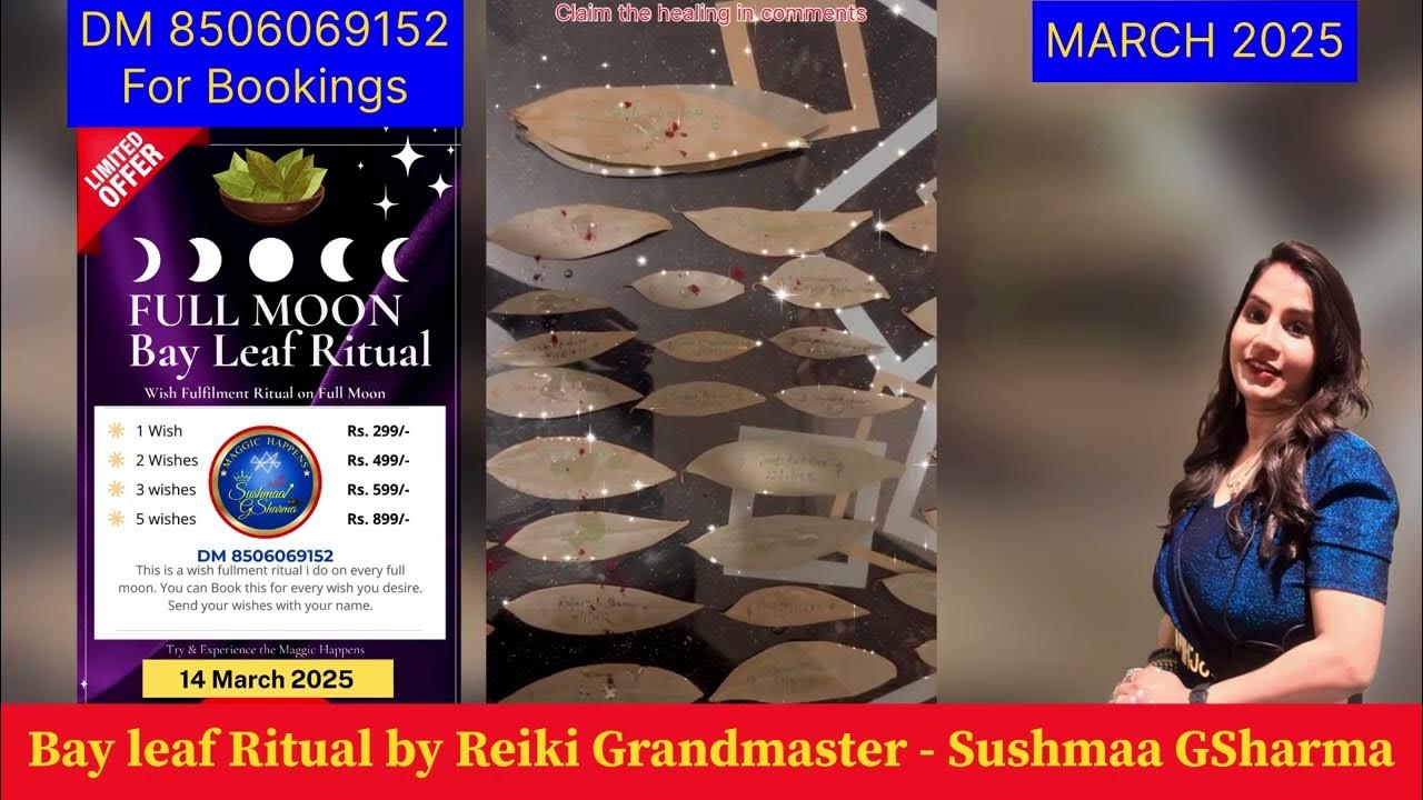 Powerful Bay Leaf Manifestation Ritual on Full Moon 🌕 | Attract Money, Love & Success - YouTube