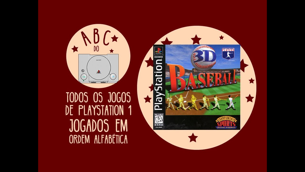 3D Baseball - Gameplay comentado em português [ABC do PS1] - YouTube