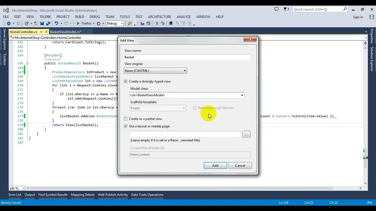 ASP Net MVC4 Training Course Session20 1 - YouTube