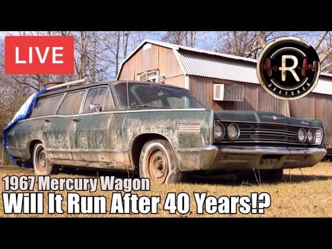 LIVE Forgotten 1967 Mercury Commuter Wagon | Will It Run After 40 Years? | RESTORED