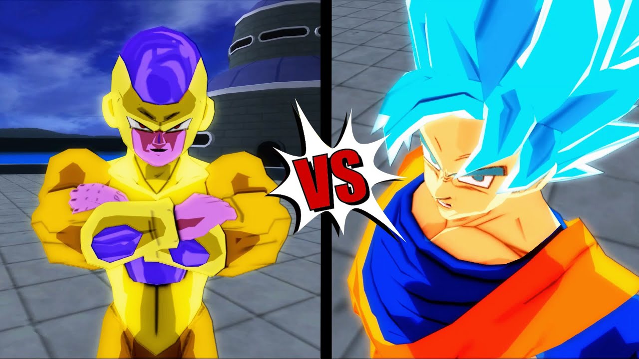 Golden Freezer vs Goku SSG BLUE| DBZ Tenkaichi 3 LATINO (MOD) - YouTube