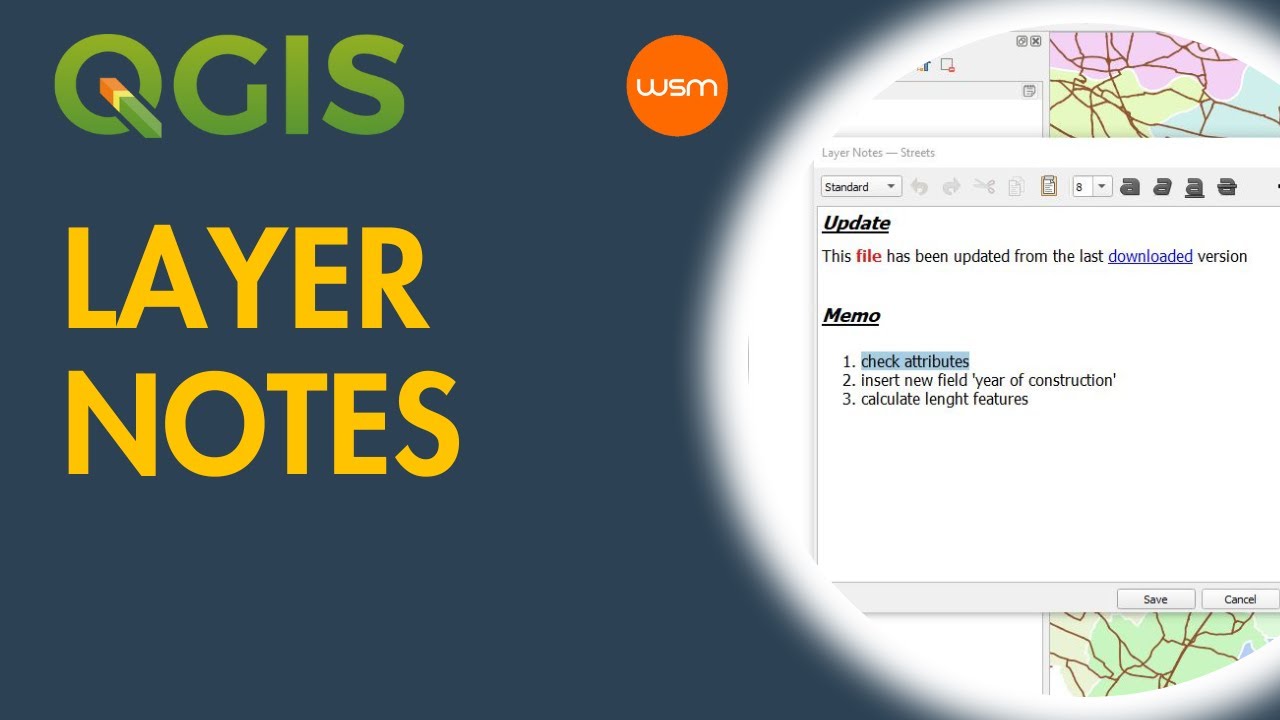 QGIS - Add Layer Notes - YouTube