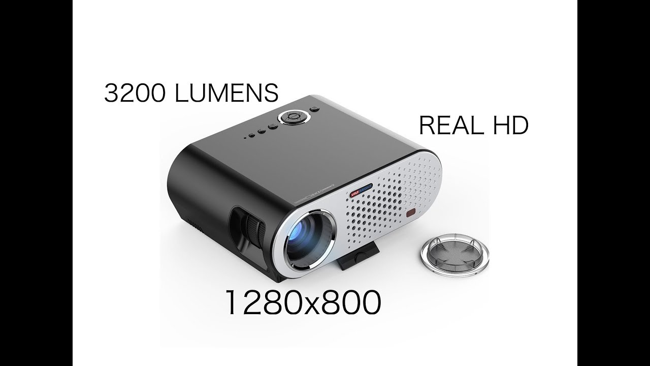 AWESOME VIVIBRIGHT GP90 REAL 720 HD Projector - 720p Native - Play PS4 ...