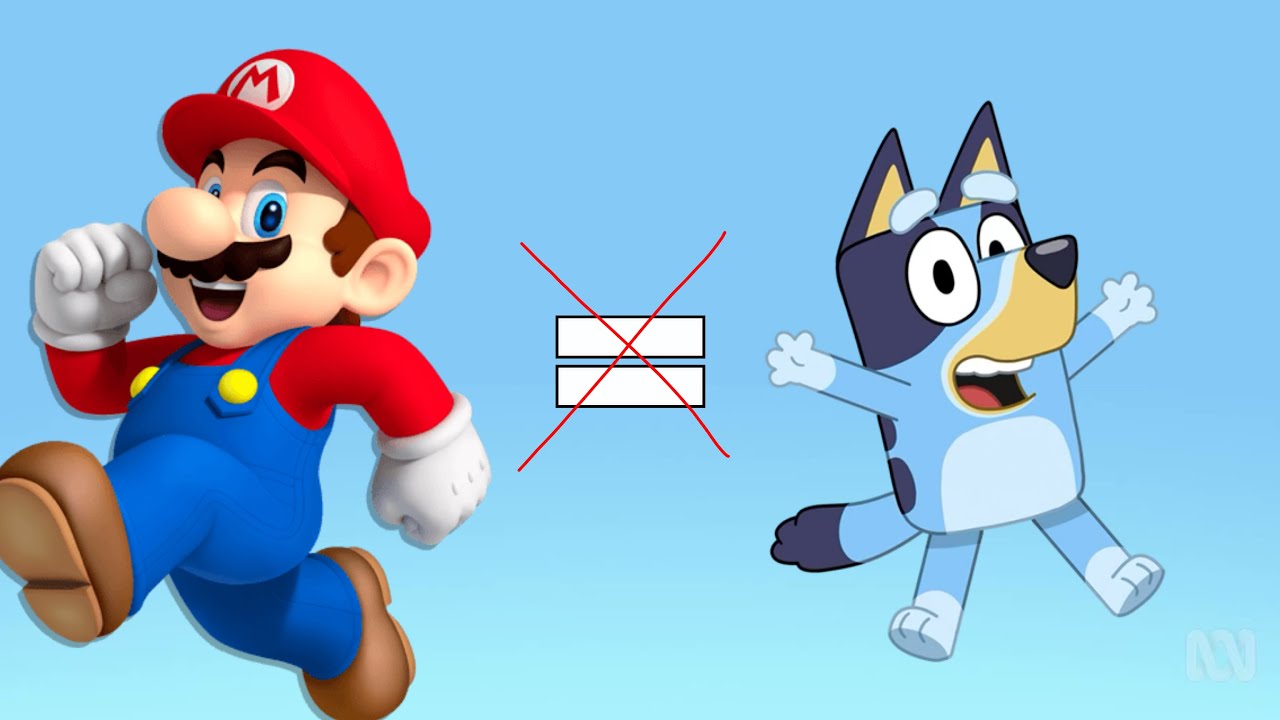 Bluey didn't steal music from Mario @thatonecollector8285 - YouTube