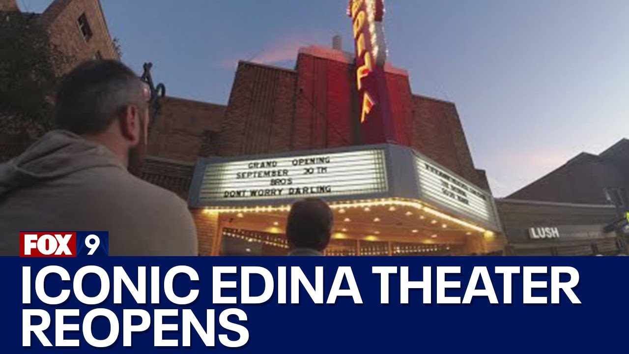 Newly remodeled Edina Theatre reopens Friday - YouTube
