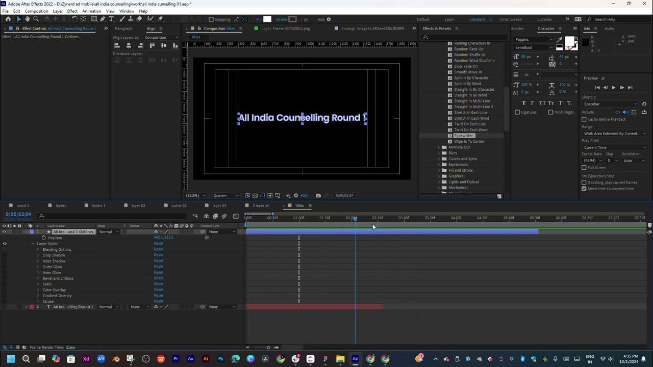In the Timeline panel, select the keyframes you want to copy and paste ...