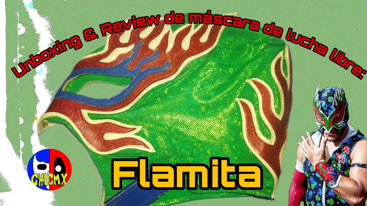 Unboxing & Review de máscara de lucha libre: Flamita #mascara #flamita ...