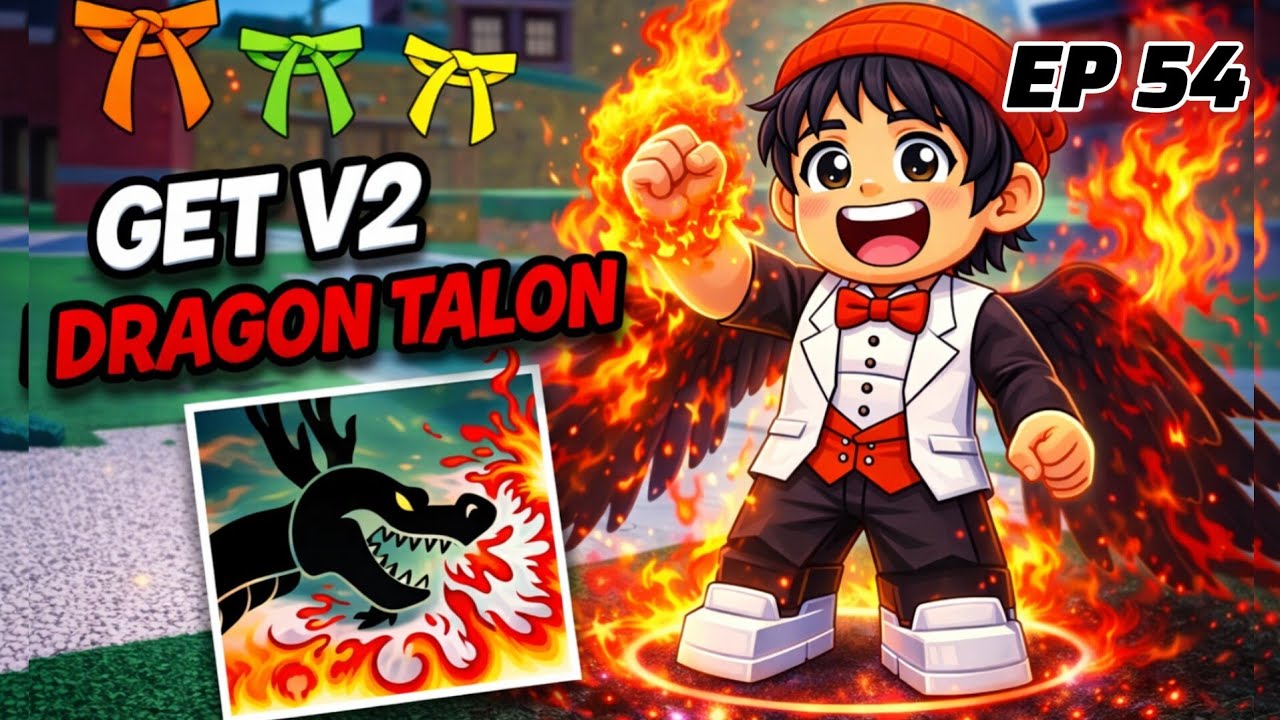 I can upgrade my dragon talon v2 in blox fruit Ep 54 | blox fruit ...