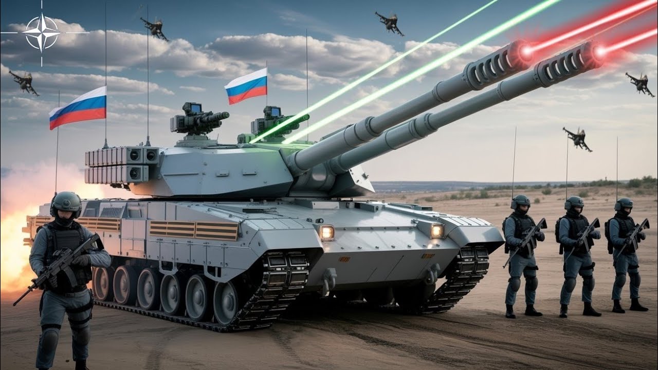 Crazy Battle!! One Russian Laser Tank vs. 55 US NATO Fighter Jets in ...