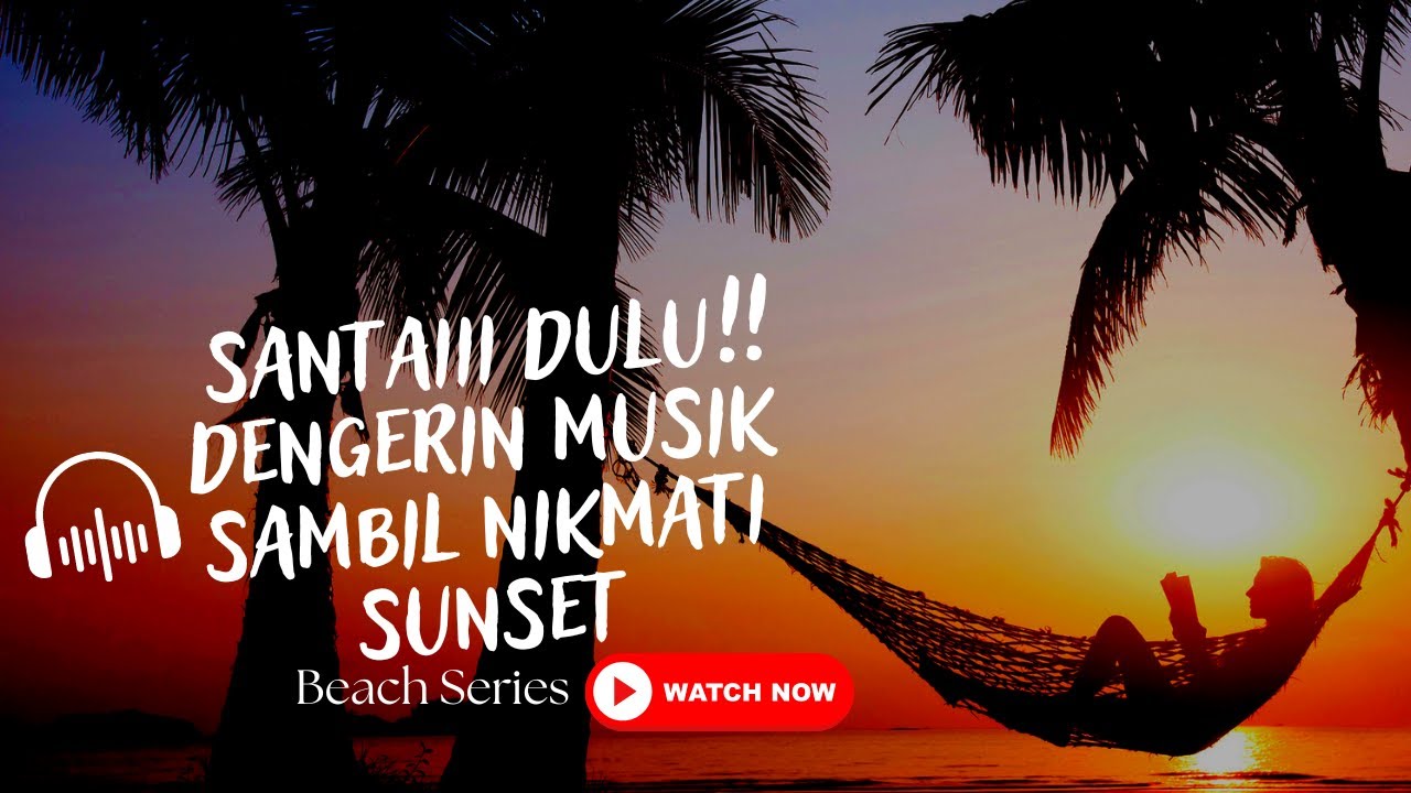 Listen to relaxing music while enjoying the beautiful sunset # ...