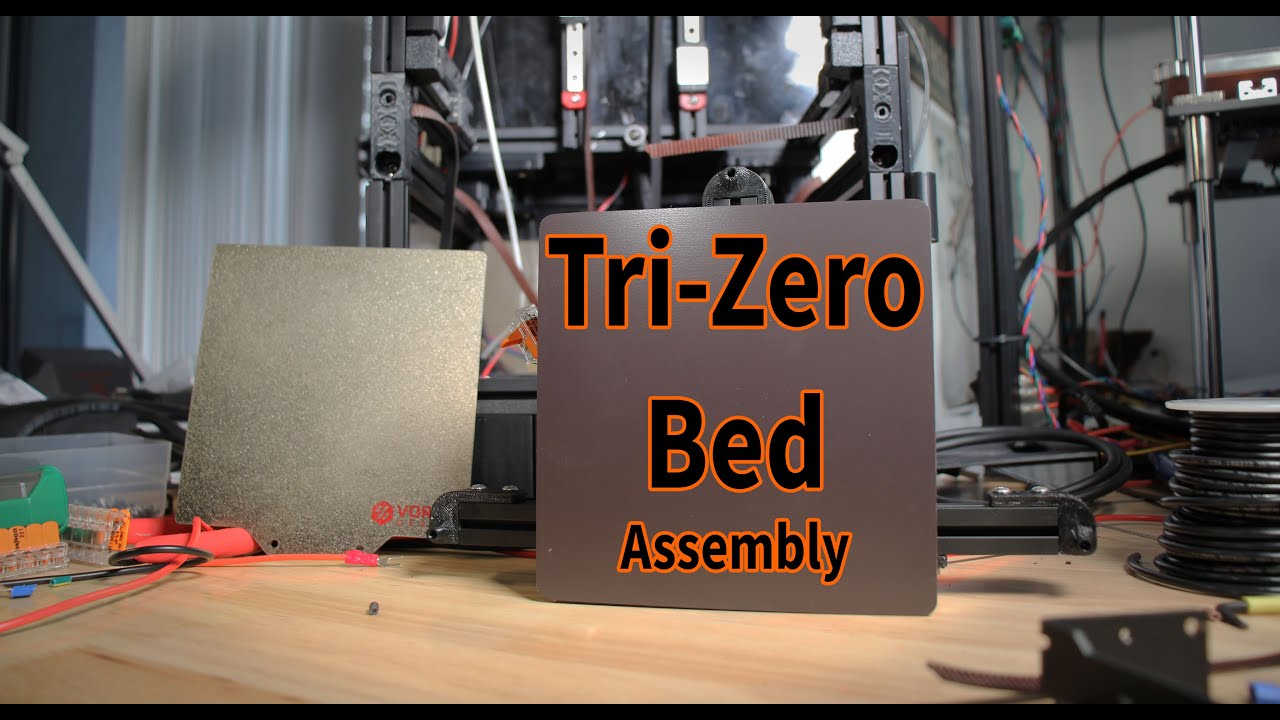 Tri Zero Bed Assembly - Voron V0 to Tri Zero conversion Part 1 - YouTube