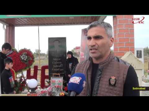Sabirabadda şəhid mayor Şahlar Cəfərovun xatirəsi anılıb