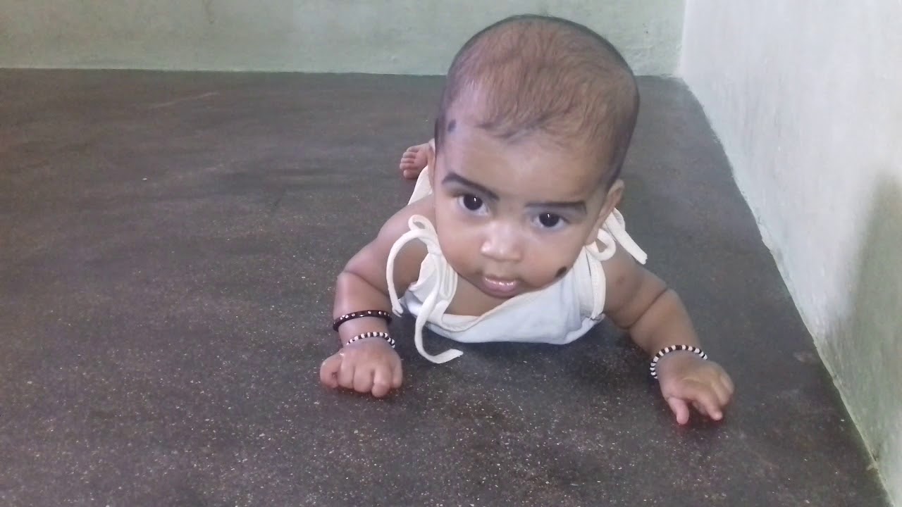 Cute baby playing - YouTube