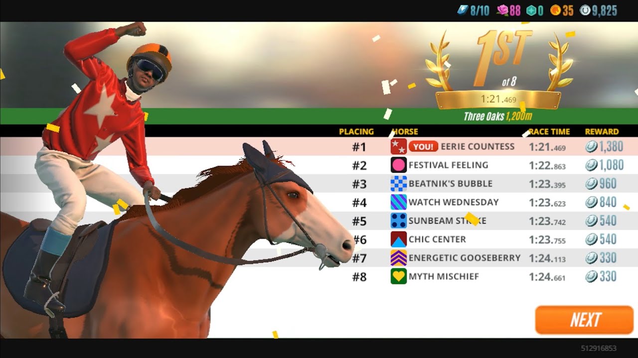 BALAPAN KUDA KETIGA THREE OAKS | Kejuaraan Horse Racing Game - YouTube