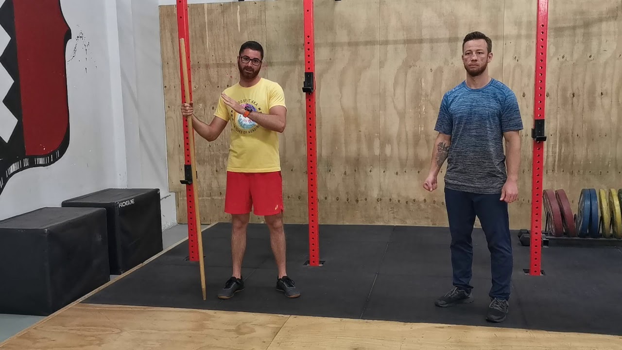 HANDSTAND WALK (with a stick and a buddy. 5th progression) - YouTube